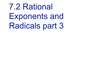 7.2 Worksheet Part 3 | Educreations