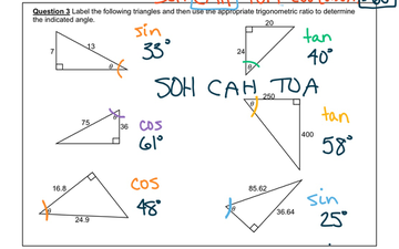 M10-3: Lesson 3 Finding Unknown Angles with Trig | Educreations