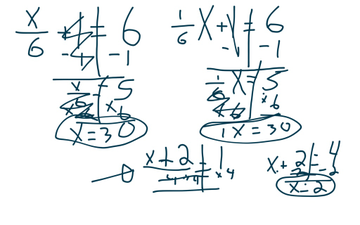 Two Step Equations Fraction Based | Educreations
