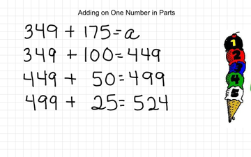 Adding On One Number In Parts | Educreations