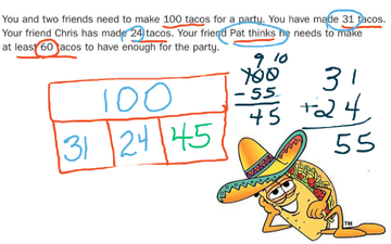 estimating sums and difference 2 step word problem | Educreations