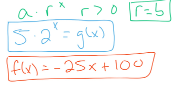 Constructing Linear And Exponential Equations | Educreations