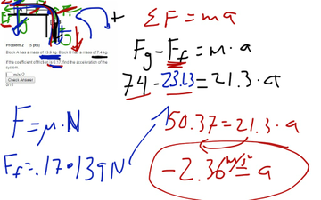 Unbalanced two body problems | Educreations