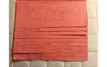 Making The Foldable For 8th Grade Staar Review | Educreations