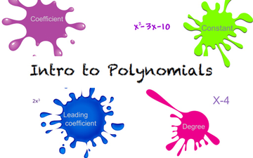 Intro To Polynomial Vocabulary | Educreations