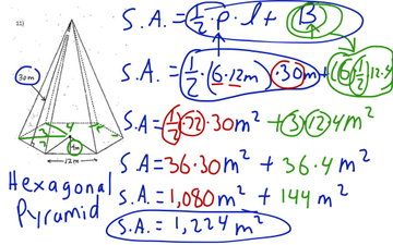 Surface Area Of Pyramids | Educreations