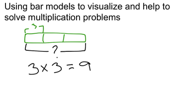 Using Bar Models To Help Solve Multiplication Problems | Educreations