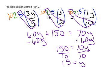 Fraction Busters Method Part 2 | Educreations