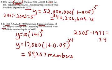 Modeling With Exponential Functions | Educreations