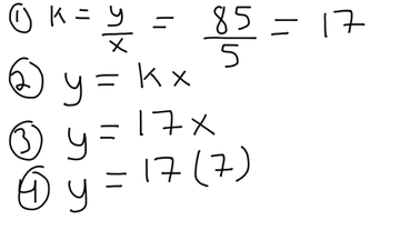 Direct Variation Table | Educreations