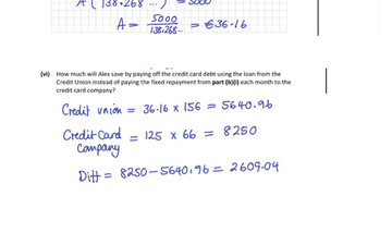 6th: Financial Maths PPQ Solutions | Educreations