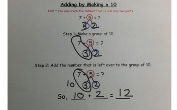 Adding By Making A Group Of 10 | Educreations