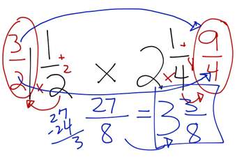 Multiplying with Mixed Numbers | Educreations