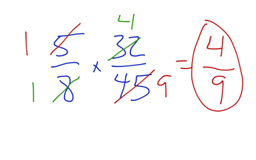 Lesson 3-5 Simplifying and Multiplying Fractions | Educreations