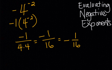 Evaluating Negative Exponents | Educreations