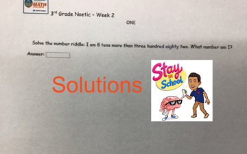 Noetic Math 3rd Grade Week 2 | Educreations