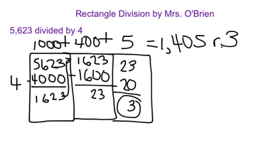 Rectangle Division | Educreations