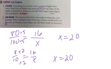 Solve % Proportion Problems | Educreations
