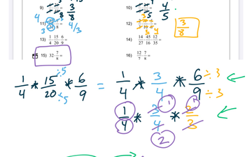 Math 0106 Lesson 5 Multiplying Fractions | Educreations