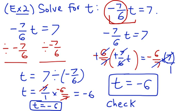 Solving equations using the multiplication principle | Educreations
