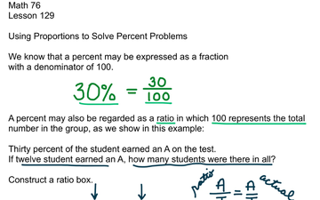 Math 76 Lesson 129:a-c | Educreations