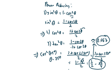 Double Angle, Half Angle and Power Reduction on Trig | Educreations