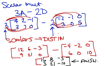 Operations With Matrices | Educreations