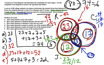 More Practice With Venn Diagrams | Educreations