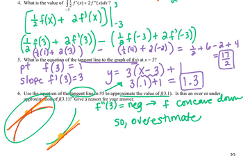 AP CALC Unit 6 P. 20 Notes | Educreations