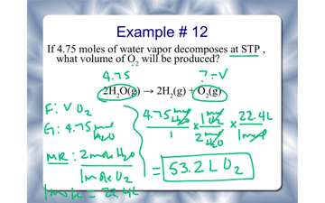 Gas Stoichiometry at STP Video Lesson | Educreations