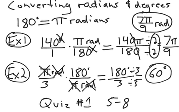 Converting Radians And Degrees | Educreations