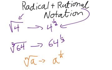Radical And Rational Notation | Educreations