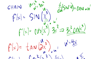 chain rule with trig. | Educreations