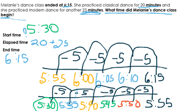 Adding and Subtracting Time Intervals on a Number Line | Educreations
