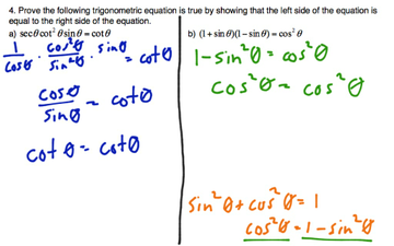Math Analysis Chapter 4 Review #4 | Educreations