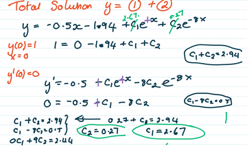 Second Order Differential Equation #2 | Educreations