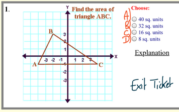 Area And Distance In Coordinate Plane | Educreations