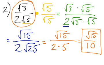 Dividing Radicals | Educreations