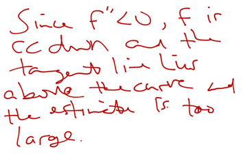 Linear Approximation Example | Educreations