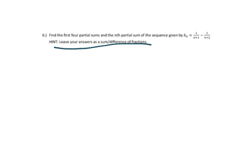 Partial Sums | Educreations