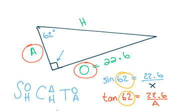 Right Triangle Trig - Finding Missing Sides And Angles | Educreations