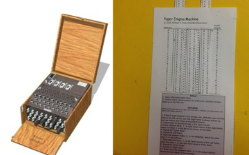 How To Use The Paper Enigma Machine | Educreations