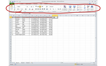 How To Format In Microsoft Excel 2010 | Educreations
