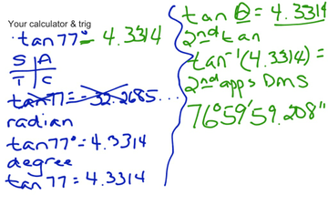 Sin, cos and tan & your calculator | Educreations