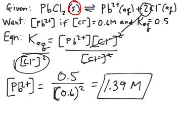 Keq Calculations | Educreations