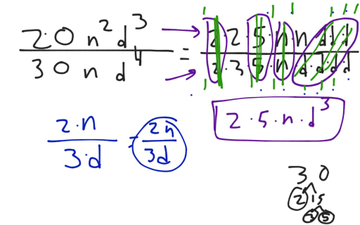 Simplifying Fractions With Monomial Expressions | Educreations