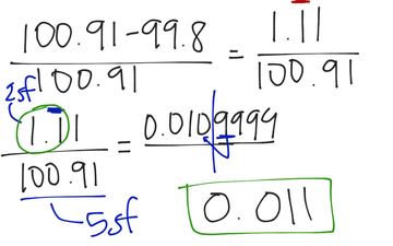 Sig figs And Math | Educreations