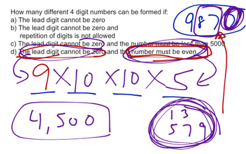 Counting Principle More Examples | Educreations