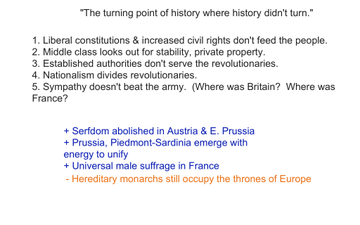 Revolutions of 1848 and the "isms" of 19th century Europe | Educreations