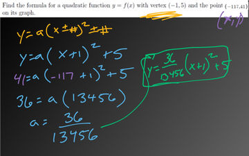 Algebra 2 - Review For Quadratics Quiz | Educreations